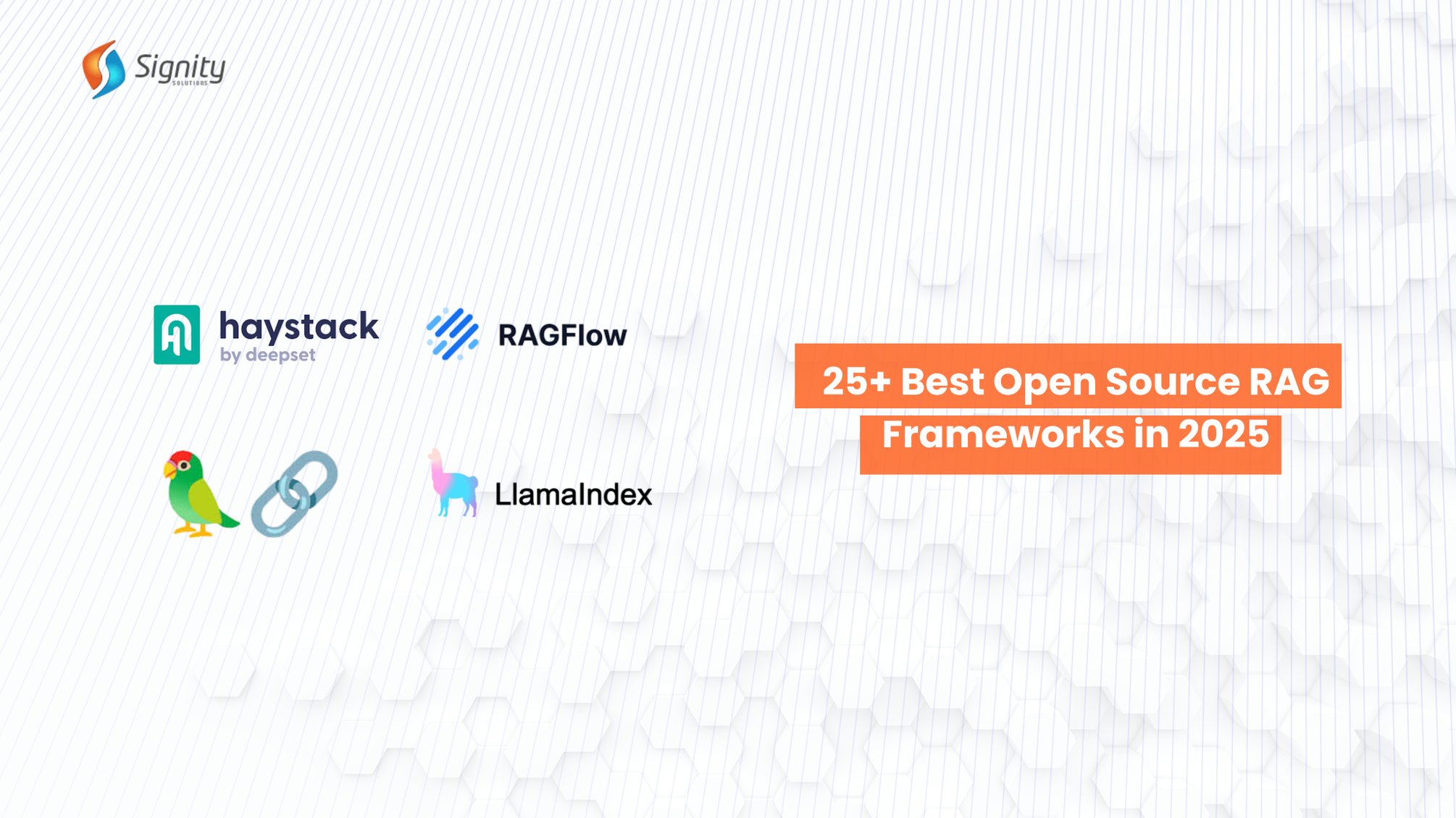 25+ Best Open Source RAG Frameworks in 2025